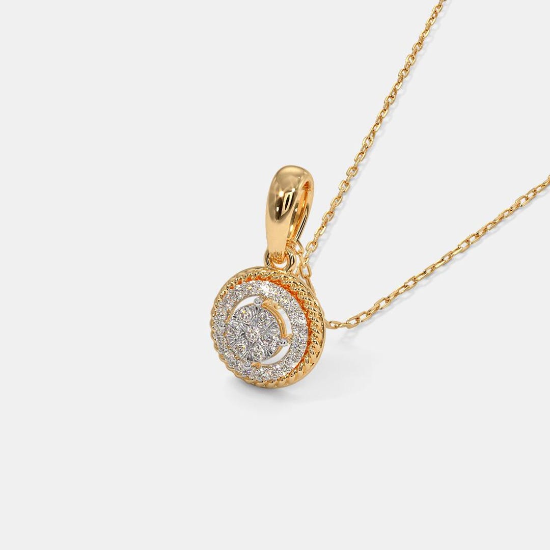 925 Sterling Silver the Lucero Pendant, Zircon Studded Beautiful ...