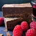 Raspberry Fudge Alcohol Zinged™ Infused Dark Chocolate Gourmet Fudge ...