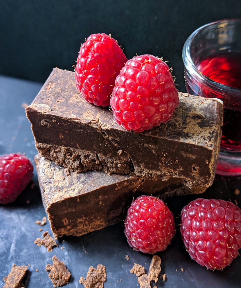 Raspberry Fudge Alcohol Zinged™ Infused Dark Chocolate Gourmet Fudge ...