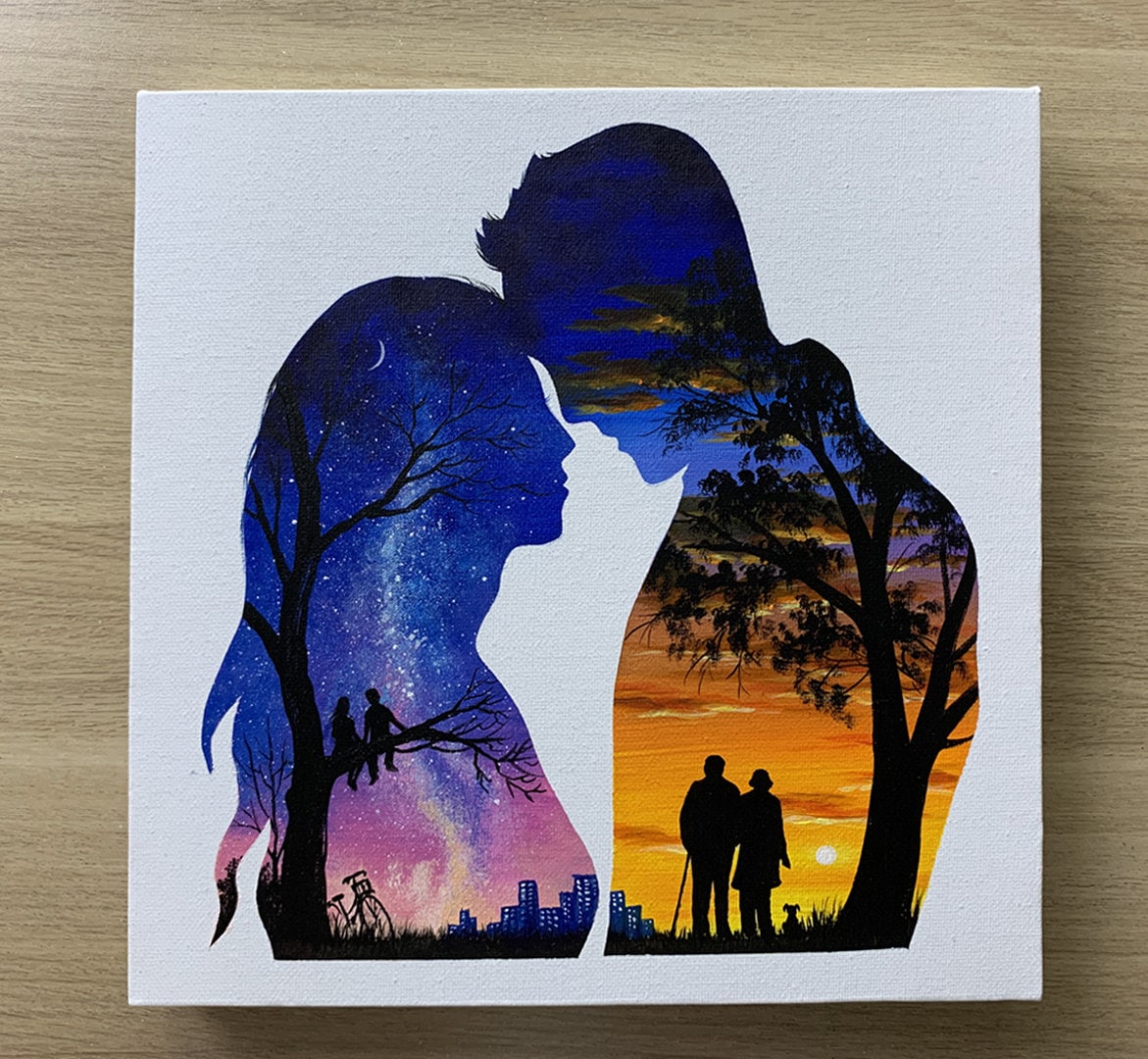 Silhouette Art Paintings