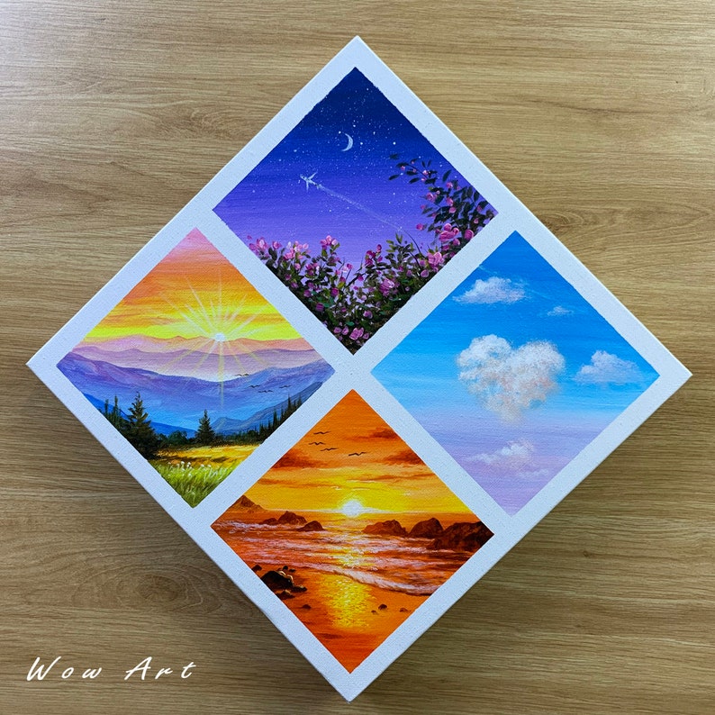 Four Aesthetic Scenes at Different Time of Day #356 - Etsy