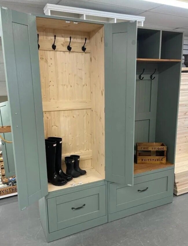 Storage Bench Cupboard,boot and Mud Room or Halls.handmade in Kent ...