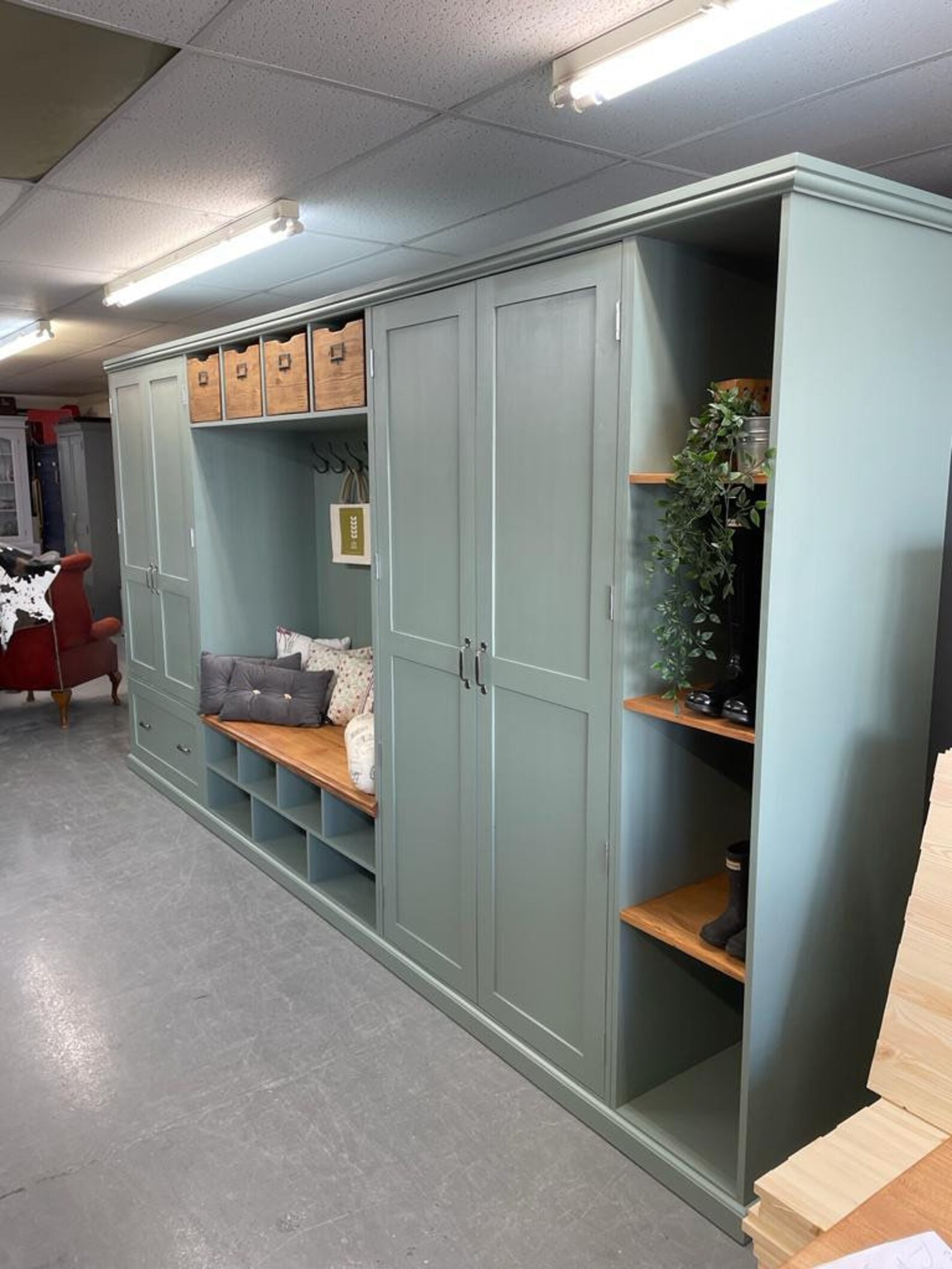Huge Storage Cupboard,boot/mud Room/hall/sustainable +handmade Toxin ...