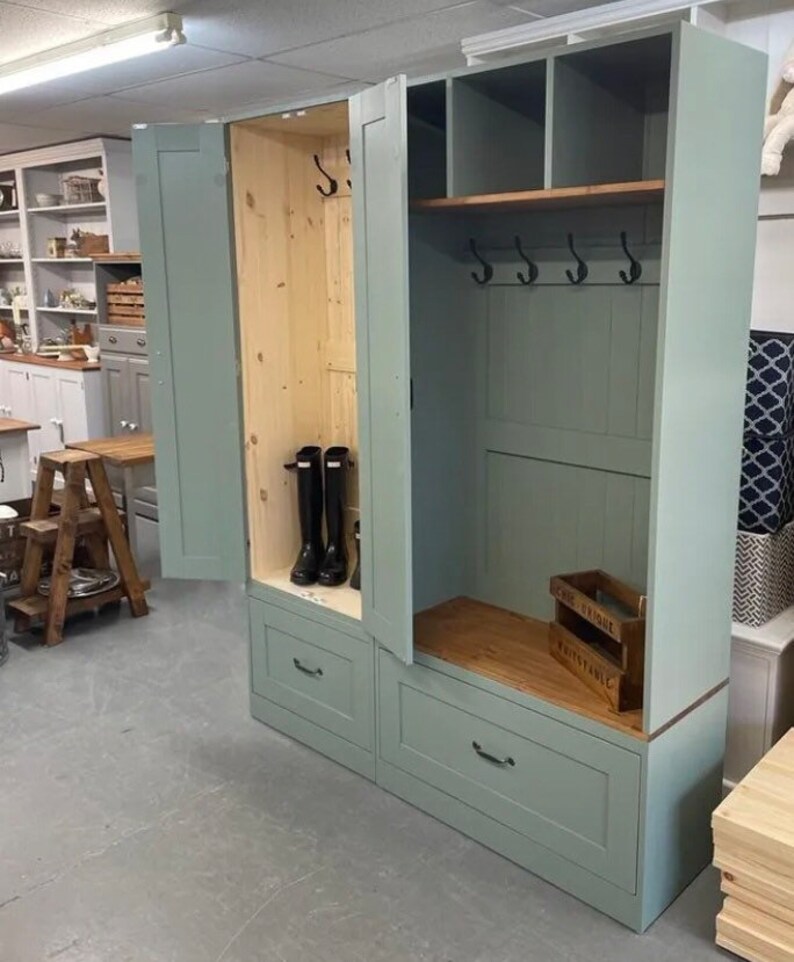 Storage Bench Cupboard,boot and Mud Room or Halls.handmade in Kent ...