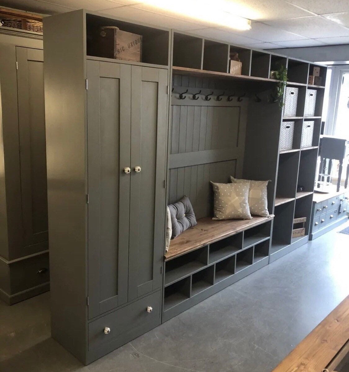 Boot Mud Room Flexible Utility Storage Hall Cupboard Bench - Etsy UK