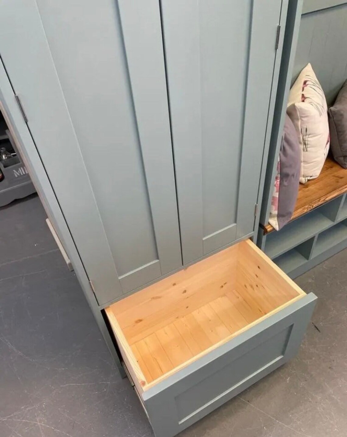 Hall Mud Room Bench /boot Shelf Cupboard Shoe Storage Etc Handmade ...