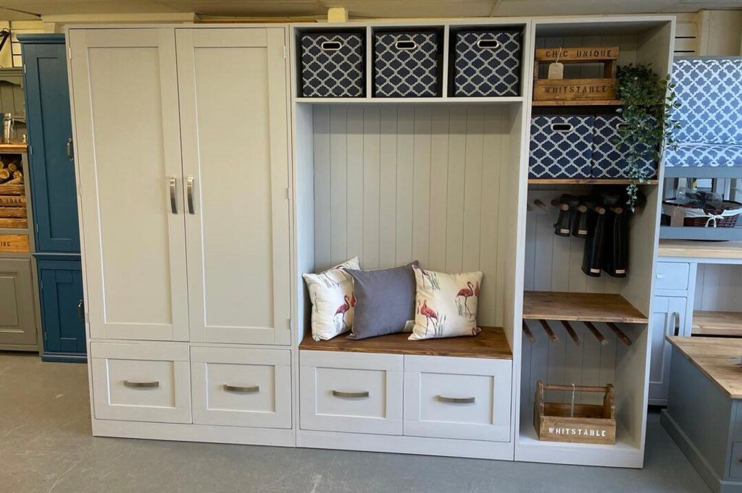 Boot Room & Mud Room Sustainable Real Pine Furniture Handmade - Etsy