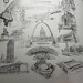 Saint Louis Architecture - Hand Drawing Print - Etsy