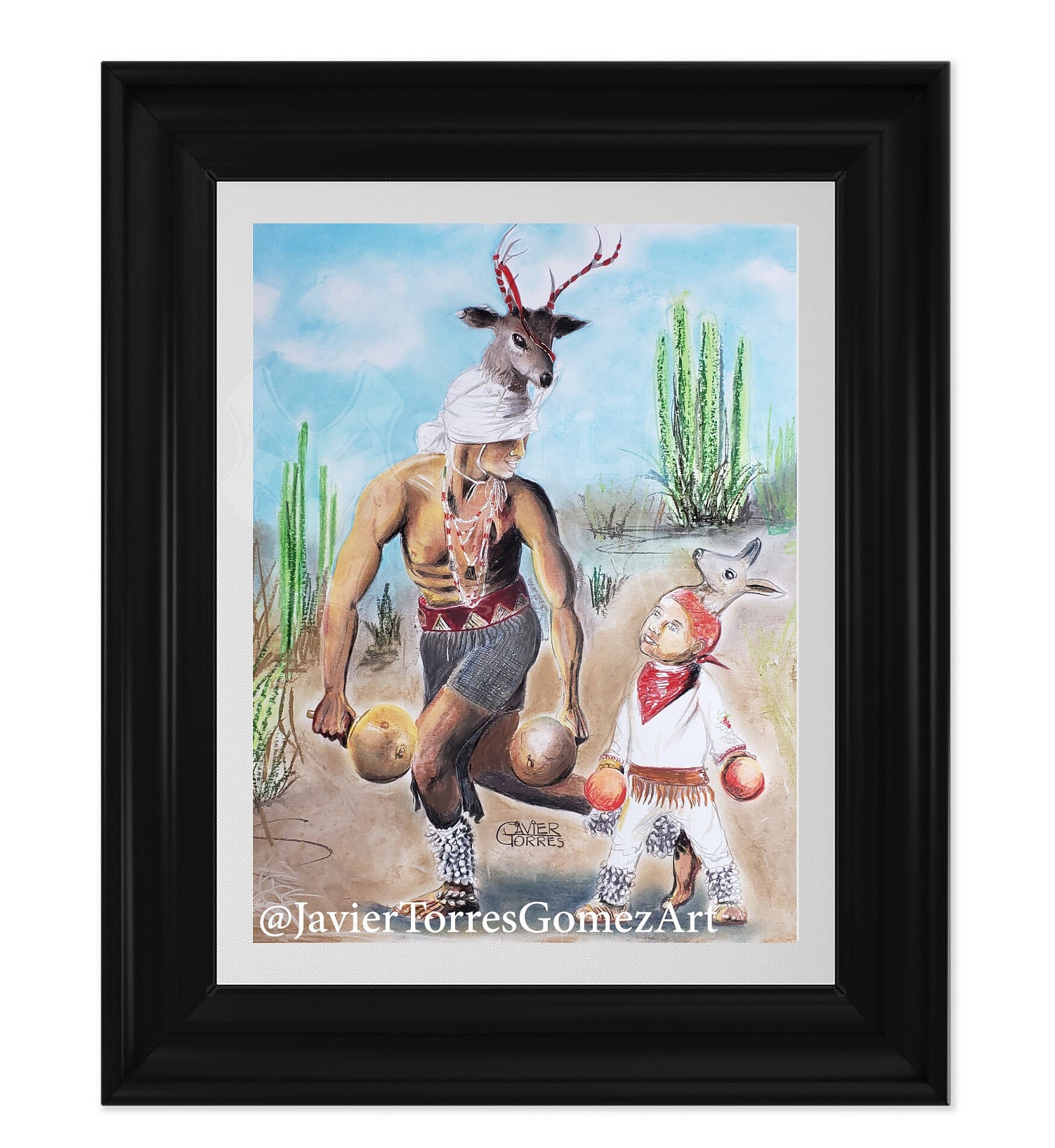 The Deer Dance - La Danza Del Venado - Etsy