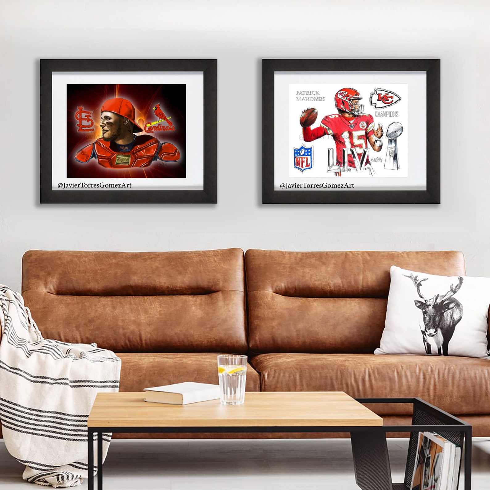 Patrick Mahomes Color Print - Etsy
