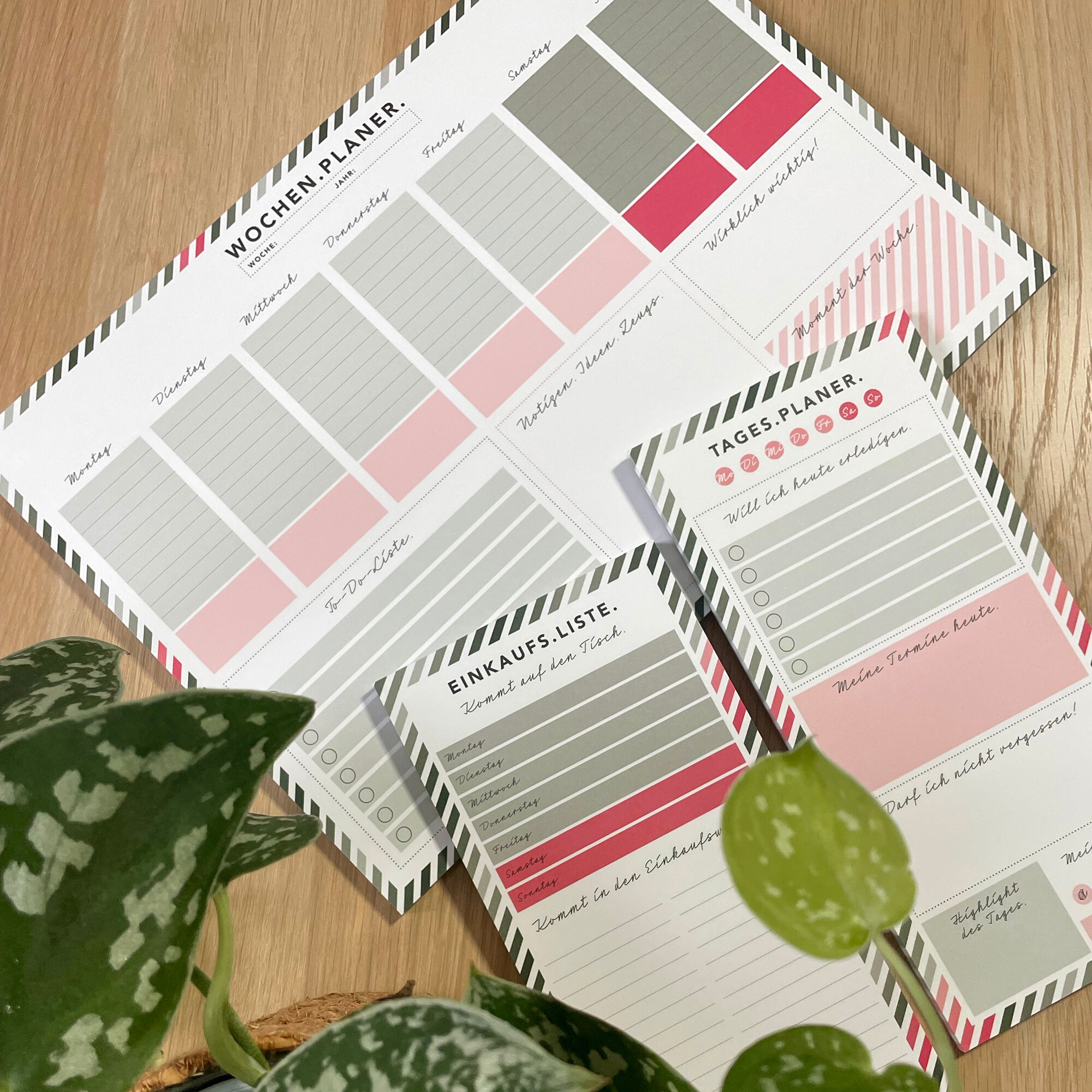 Organizer-set Weekly Planner Day Planner & Shopping List - Etsy