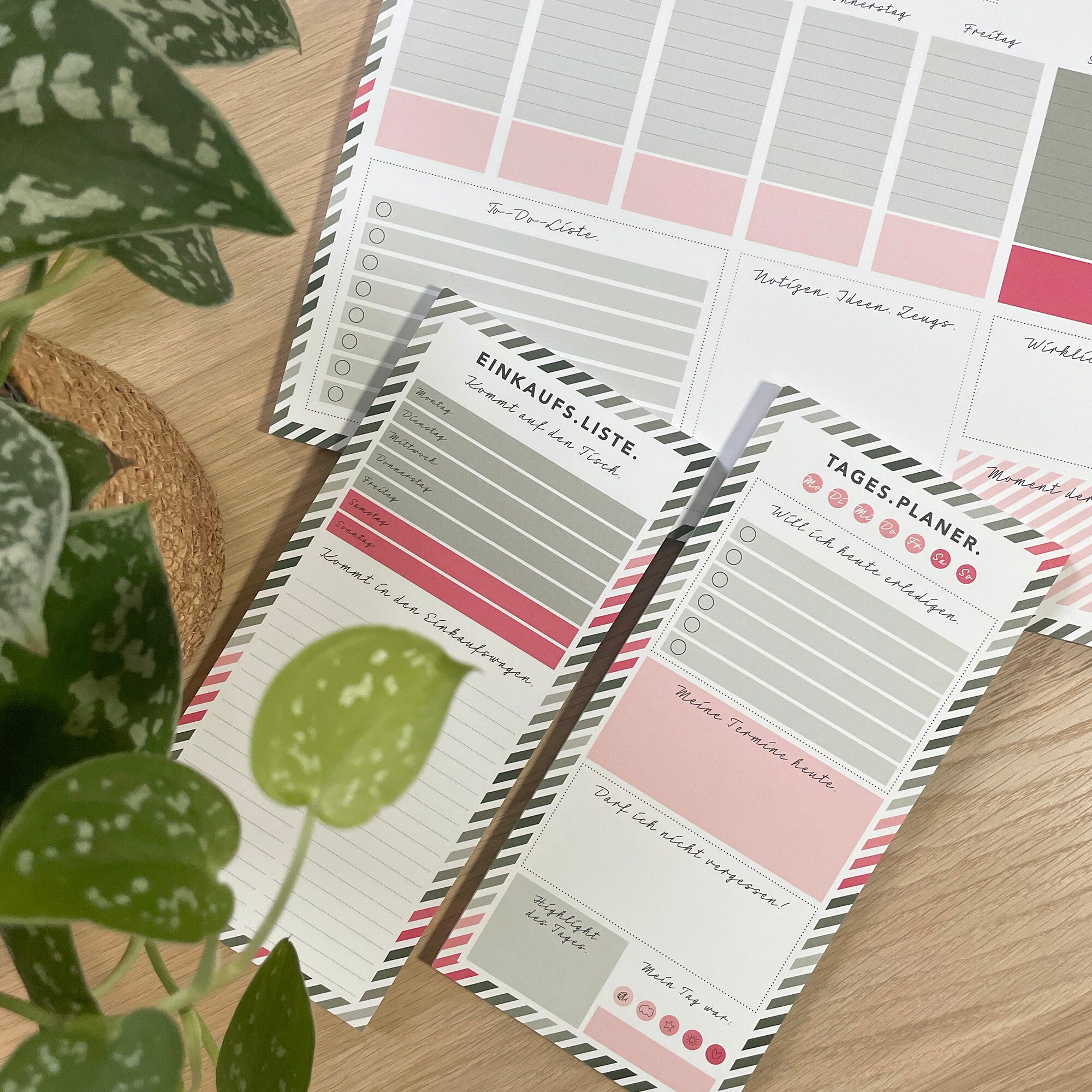 Organizer-set Weekly Planner Day Planner & Shopping List - Etsy
