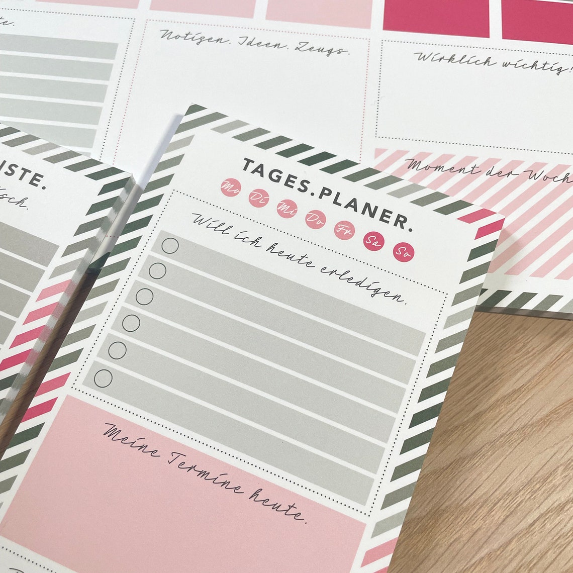 Organizer-set Weekly Planner Day Planner & Shopping List - Etsy