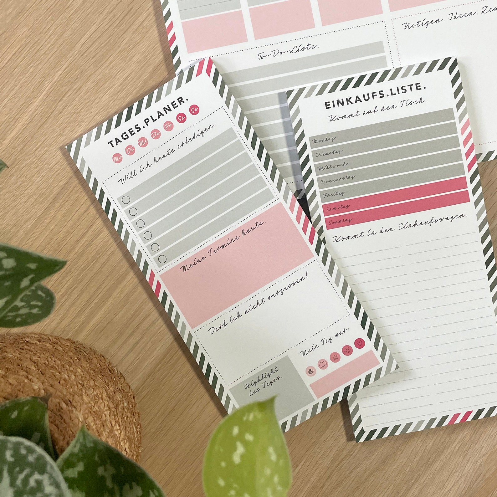 Organizer-set Weekly Planner Day Planner & Shopping List - Etsy