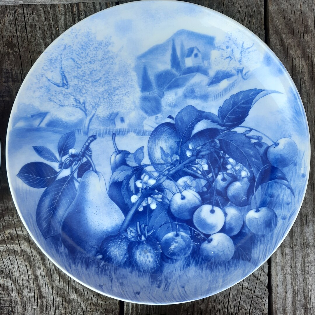 Set of Plates "pheasant" - Etsy