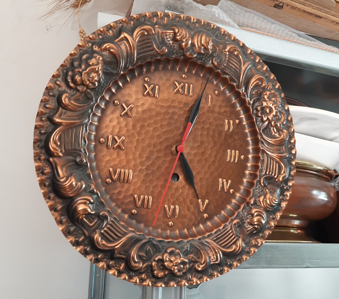 Italian Copper Clock - Etsy