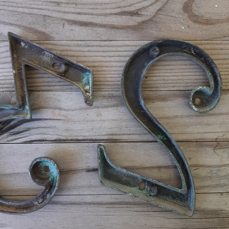 Brass Numbers - Etsy