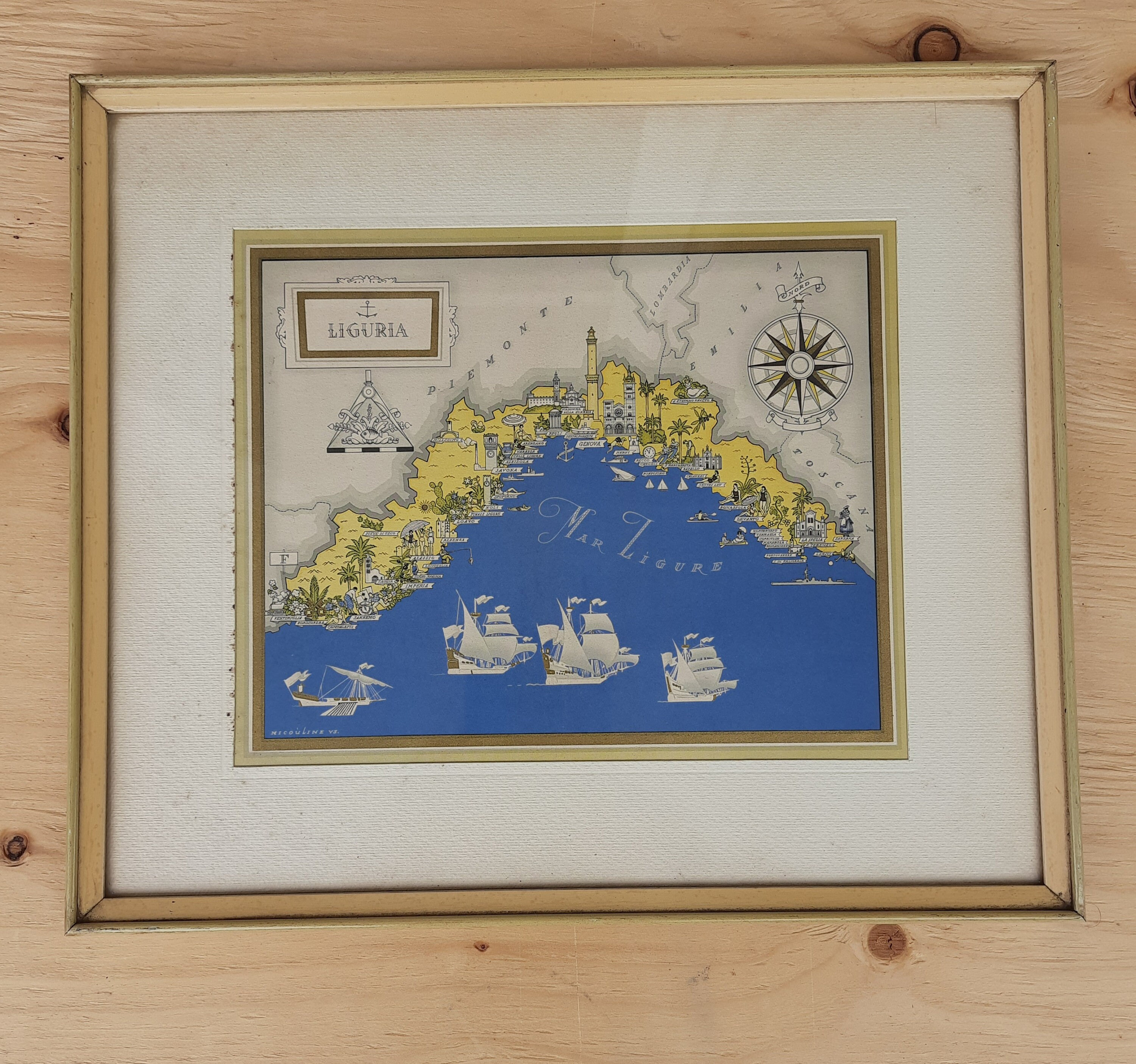 Casas De época Liguria Mapa