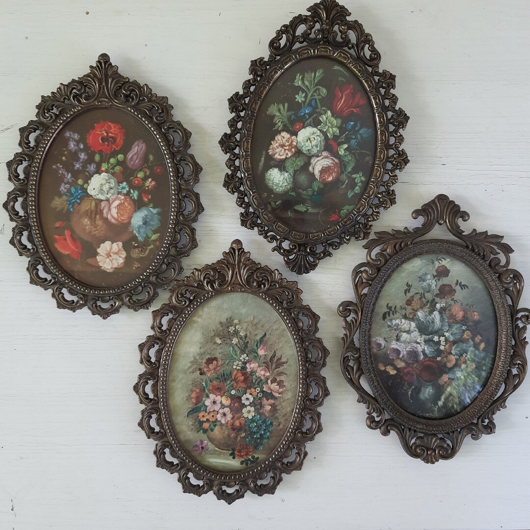 Oval Metal Frames Italy - Etsy