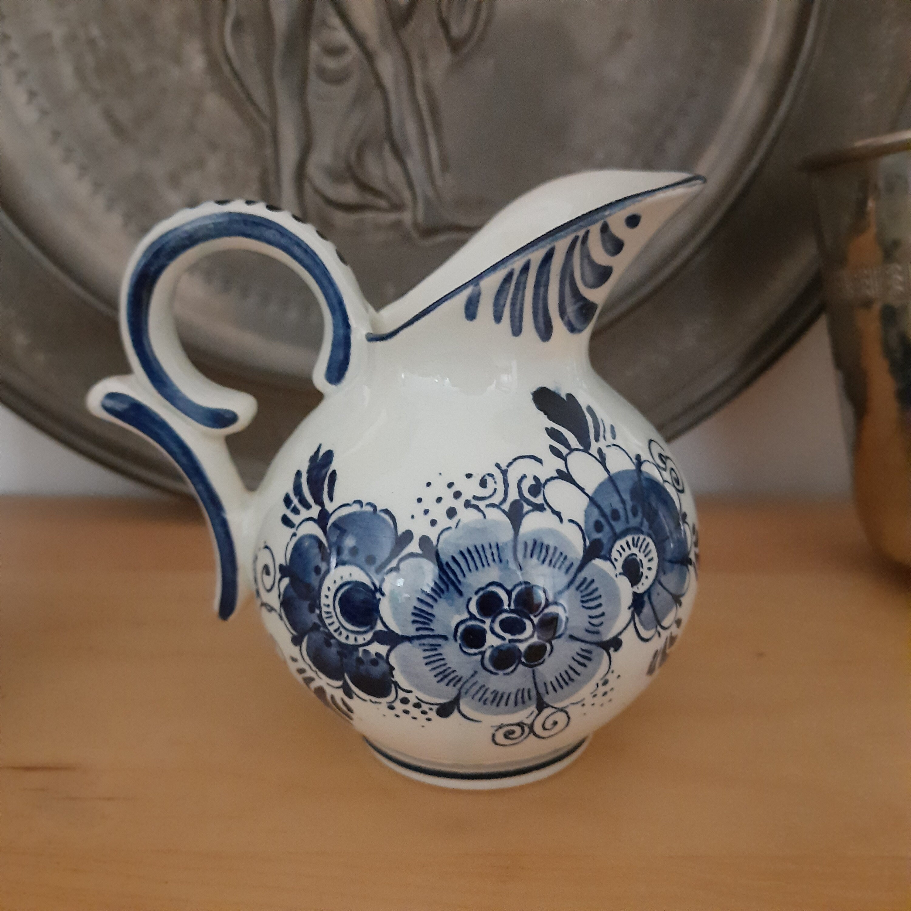 Delft Porcelain Creamer Milk Jug - Etsy