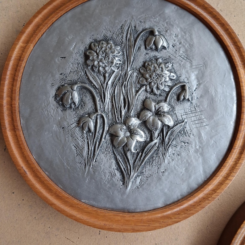 Pair of Decorative Plaques Italy - Etsy