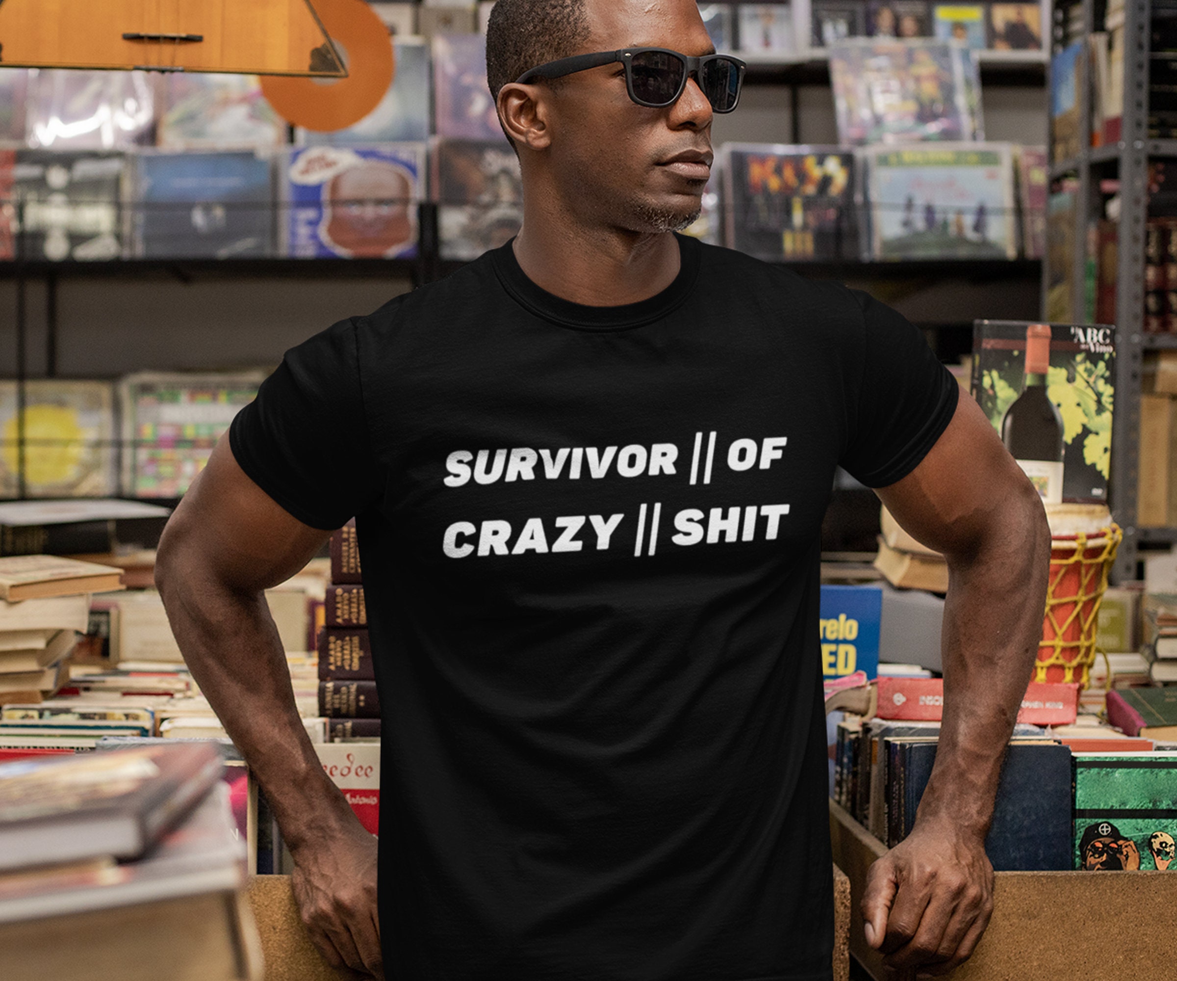 SURVIVOR unisex T-Shirt 100% soft cotton 6 sizes | Etsy