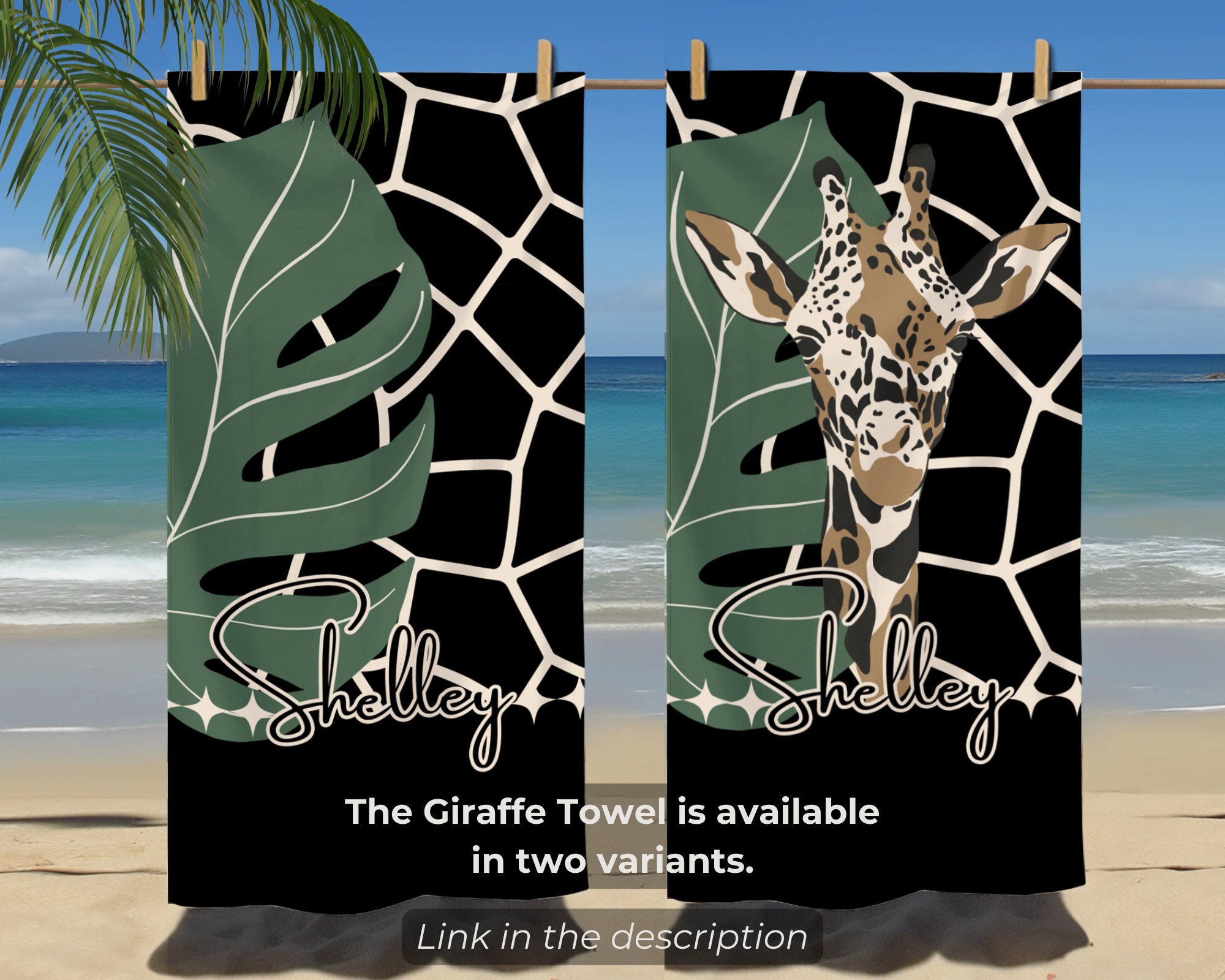 Stylish Giraffe Print Pajama Pants - Perfect Loungewear for Home, Beach ...