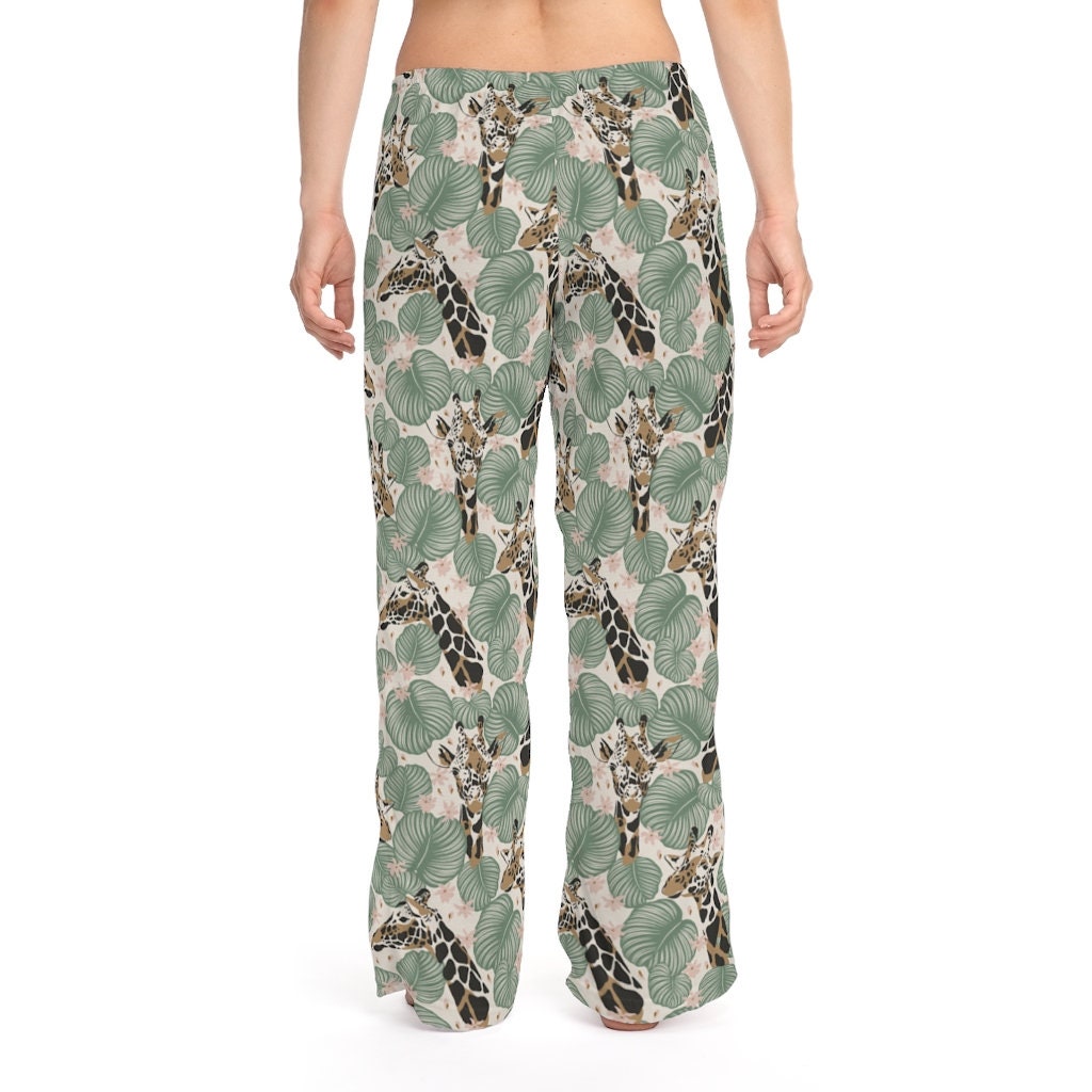 Giraffe Pajama Pants | Pants With Jungle Design | Relaxed Fit | 6 Sizes ...