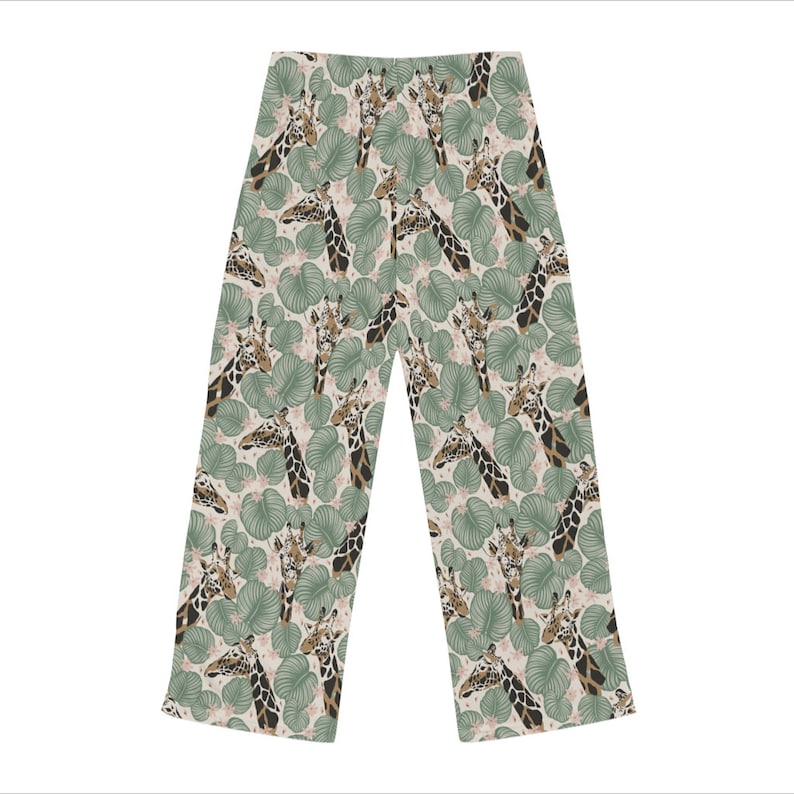 Giraffe Pajama Pants | Pants With Jungle Design | Relaxed Fit | 6 Sizes ...