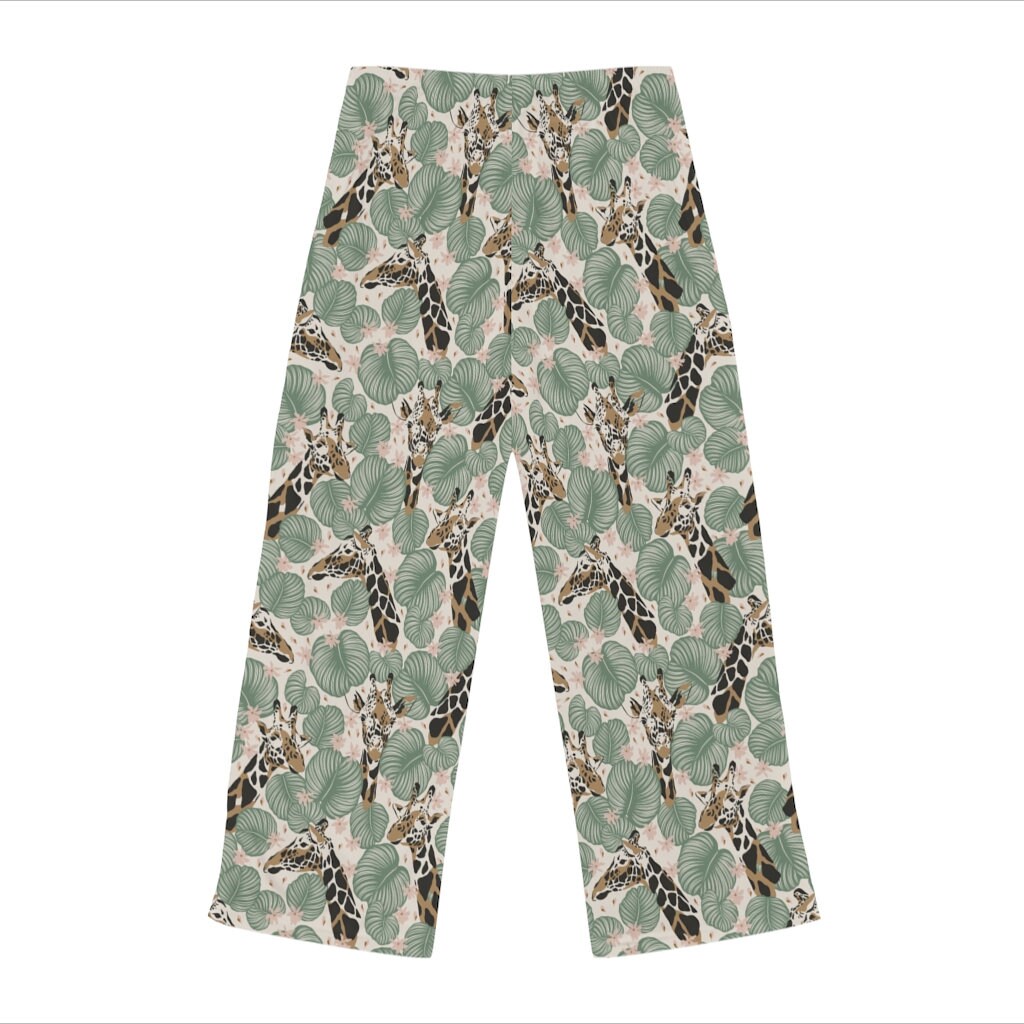 Giraffe Pajama Pants | Pants With Jungle Design | Relaxed Fit | 6 Sizes ...