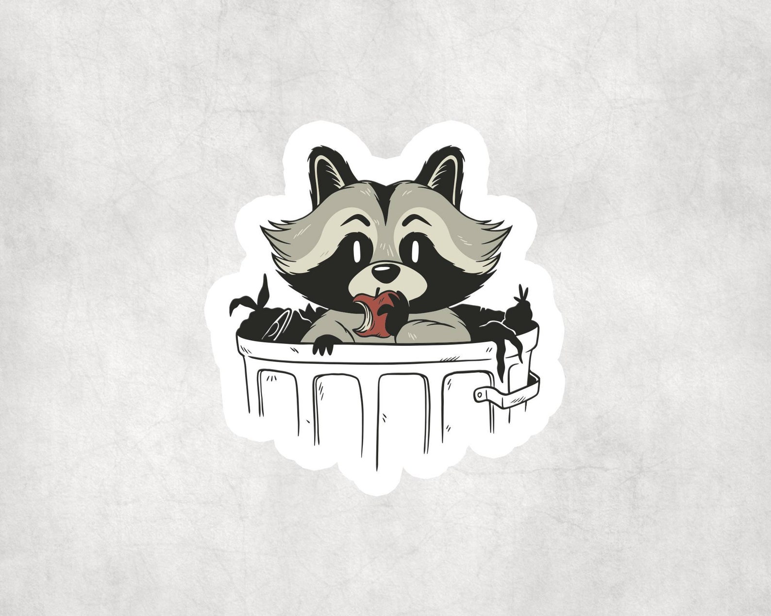 Trash Panda Racoon Animal Vinyl Sticker Stickers Decal Decals - Etsy