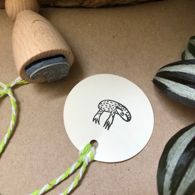 Sloth Rubber Stamp - Etsy