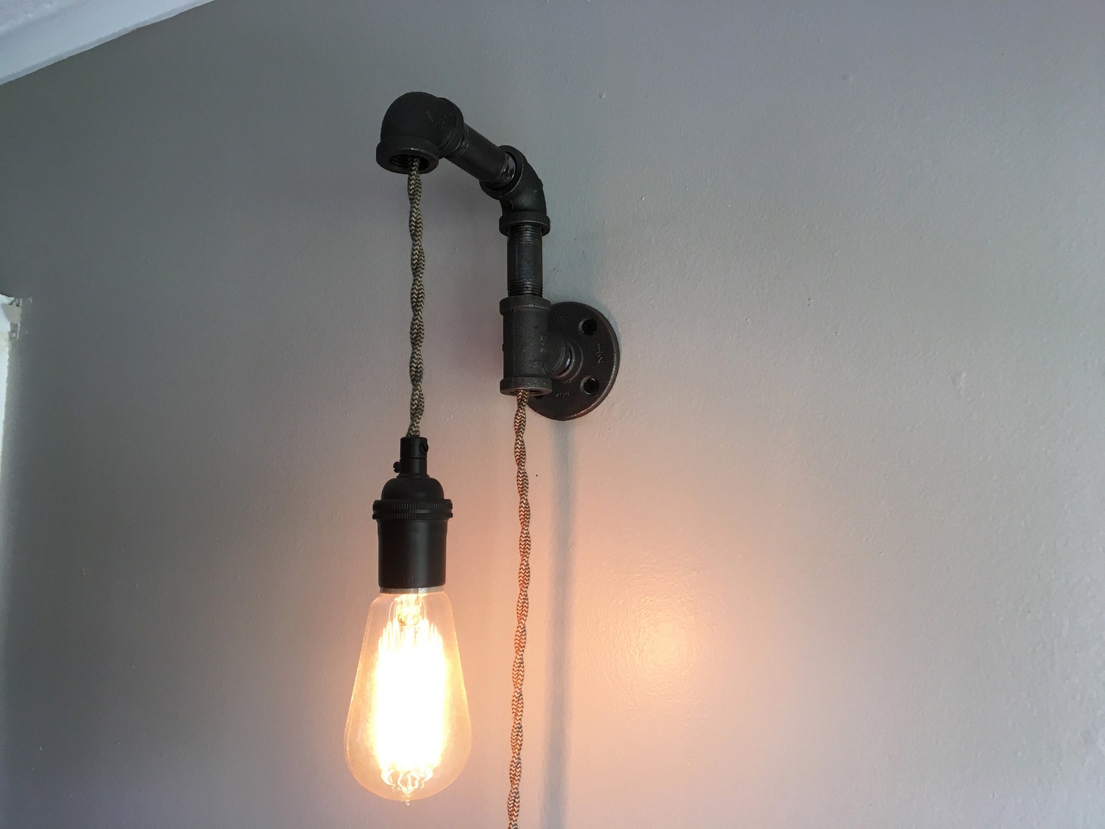 Industrial Pipe Sconces - Etsy