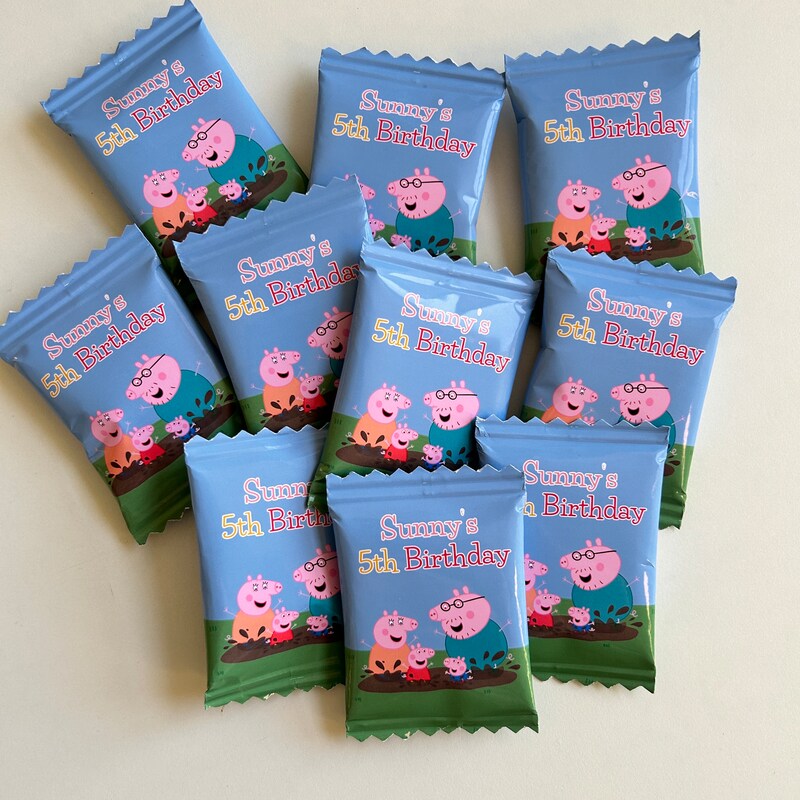 Peppa Pig Favors - Etsy