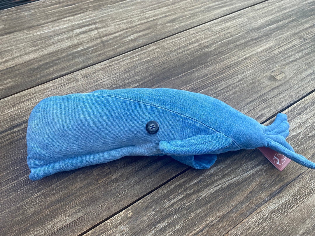 Upcycled Denim Whale, Sustainable Whale as a Cuddly Toy - Etsy