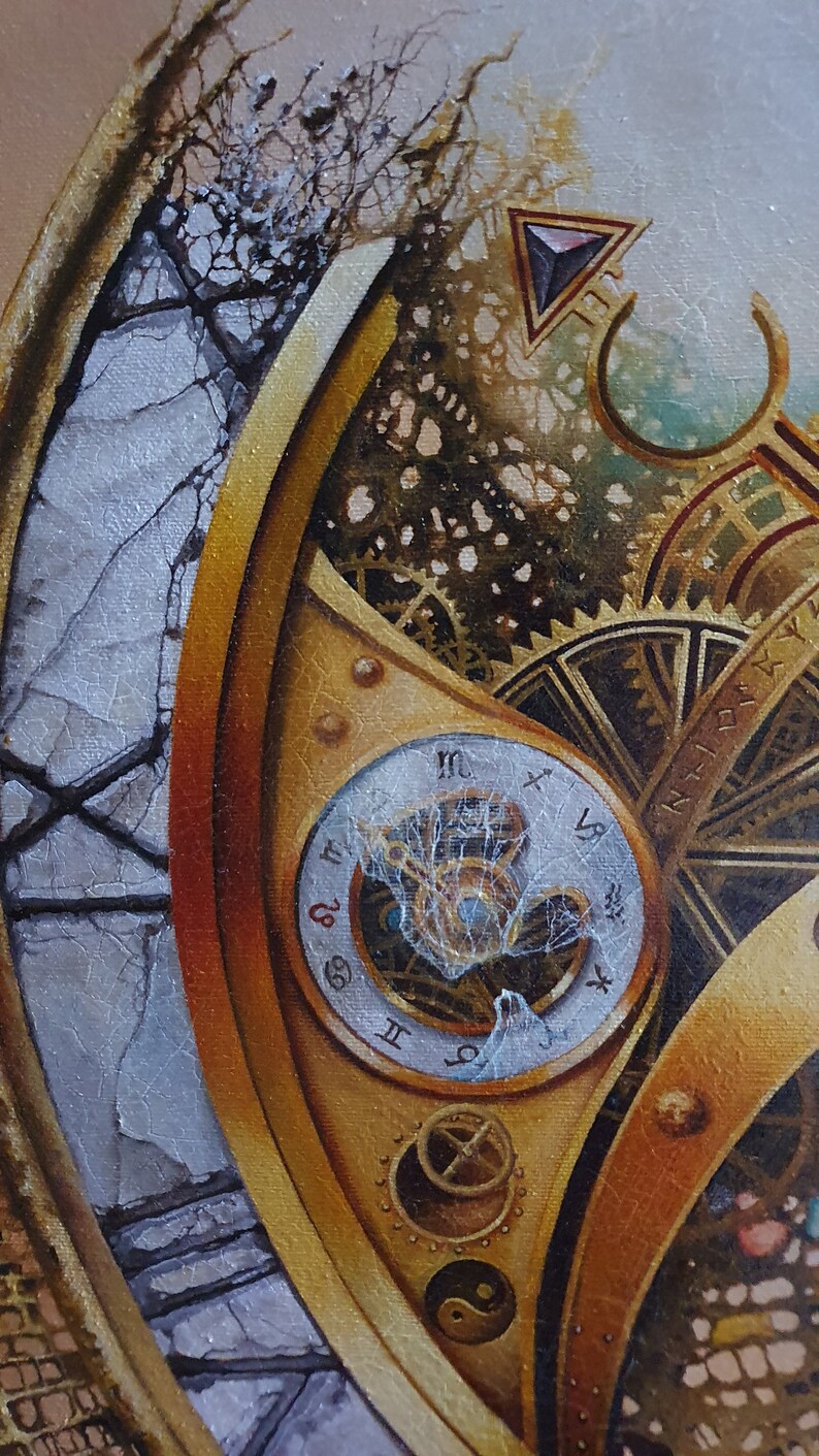 Mystery OF TIME Fine Art Print From Original Oil Painting - Etsy