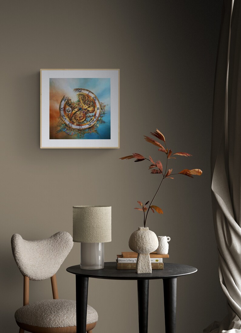 Mystery OF TIME Fine Art Print From Original Oil Painting - Etsy