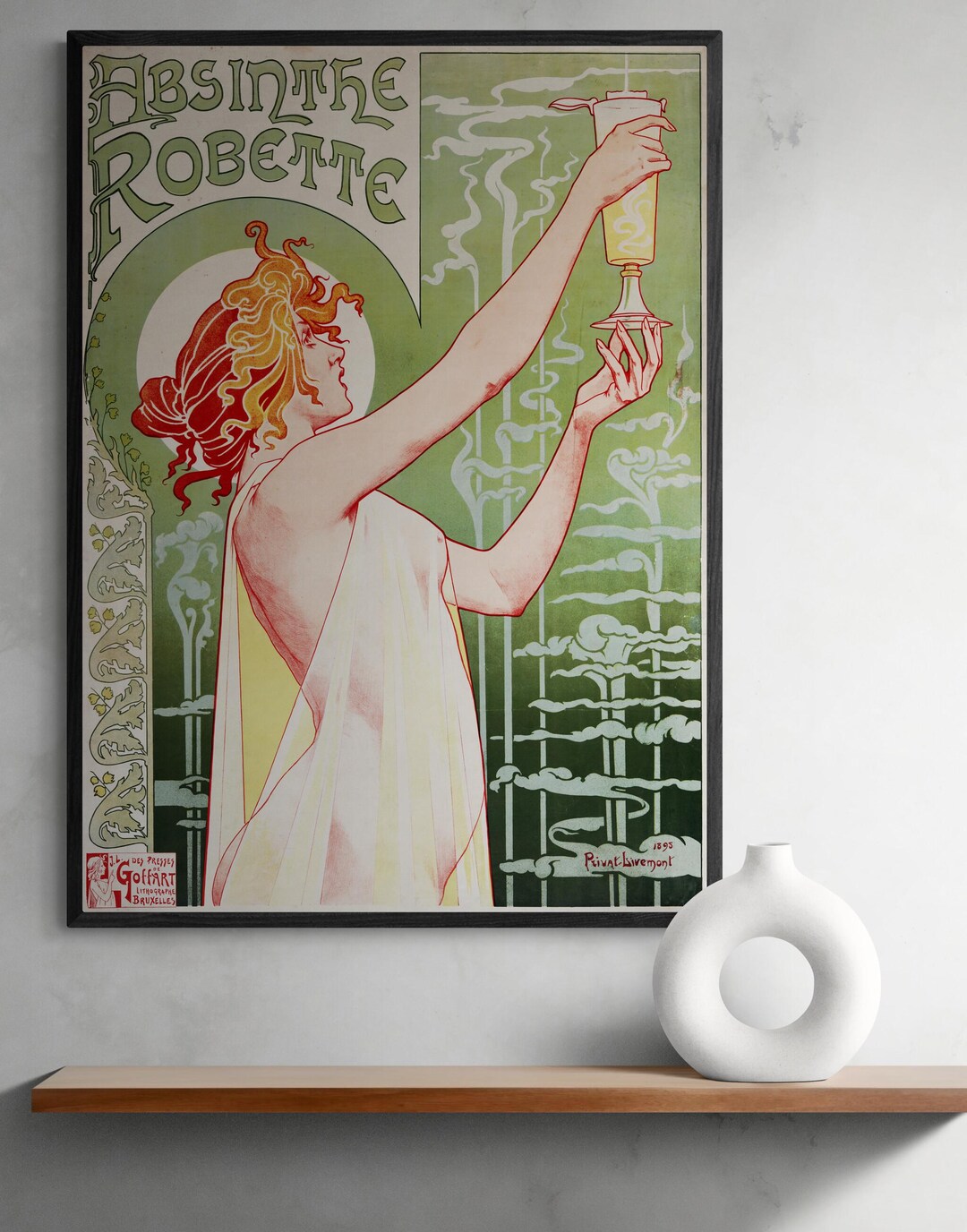 Absinthe Robette Art Nouveau Print, Mucha Giclee Reproduction - Etsy