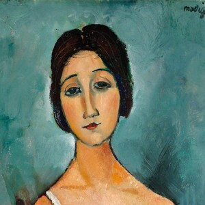 Christina by Amedeo Modigliani, Giclée Art Print Canvas With Texture ...