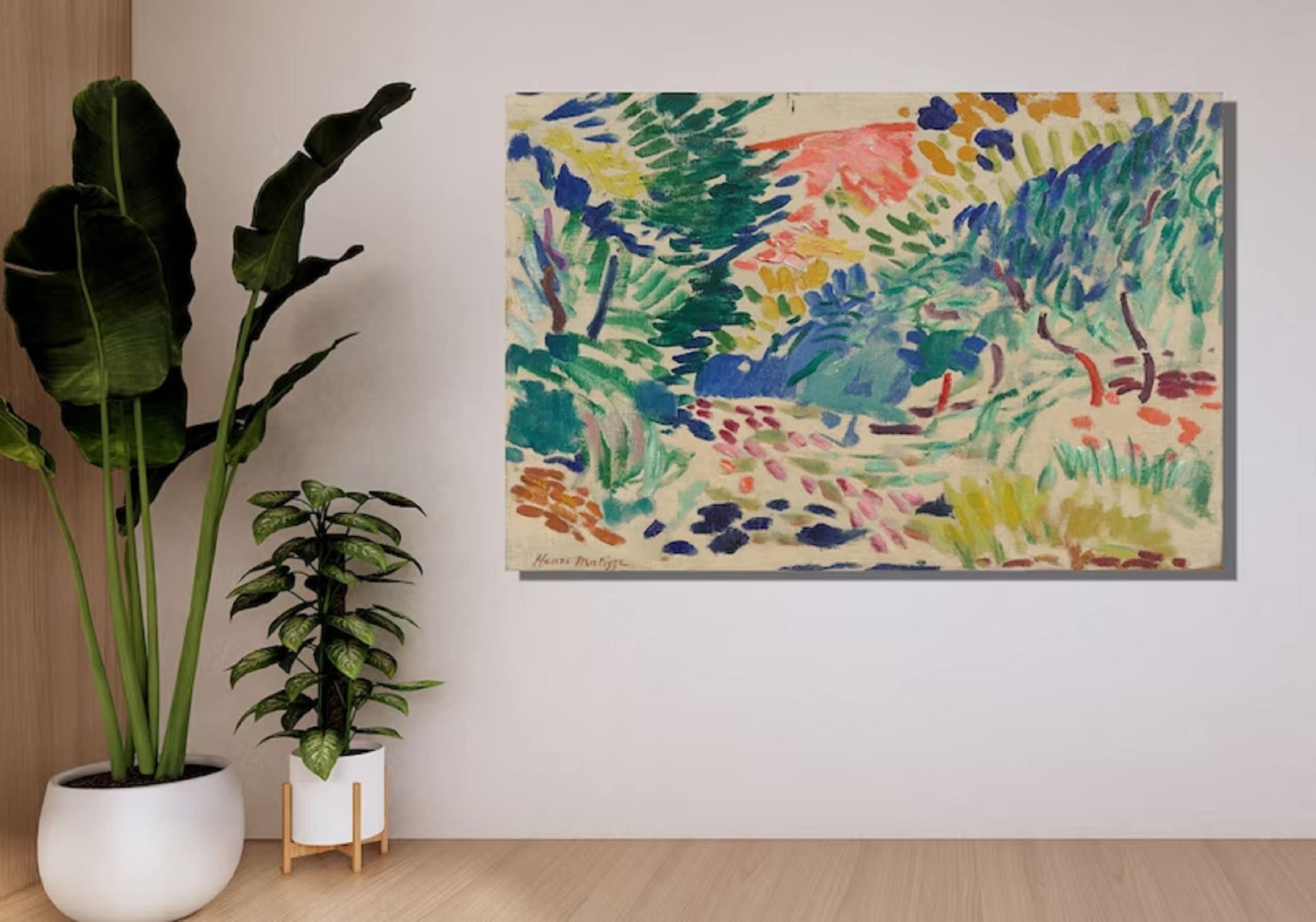 Henri Matisse Landscape at Collioure Canvas/poster Art Reproduction ...