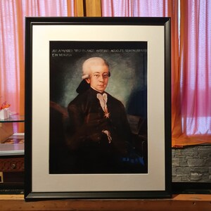 AMADEUS MOZART Portrait, Fine Art Print, Ready to Hang, Wall Decor ...