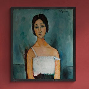 Christina by Amedeo Modigliani, Giclée Art Print Canvas With Texture ...