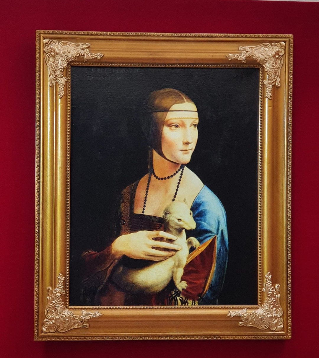 Classic Art Reproduction: Lady With an Ermine, Leonardo Da Vinci ...