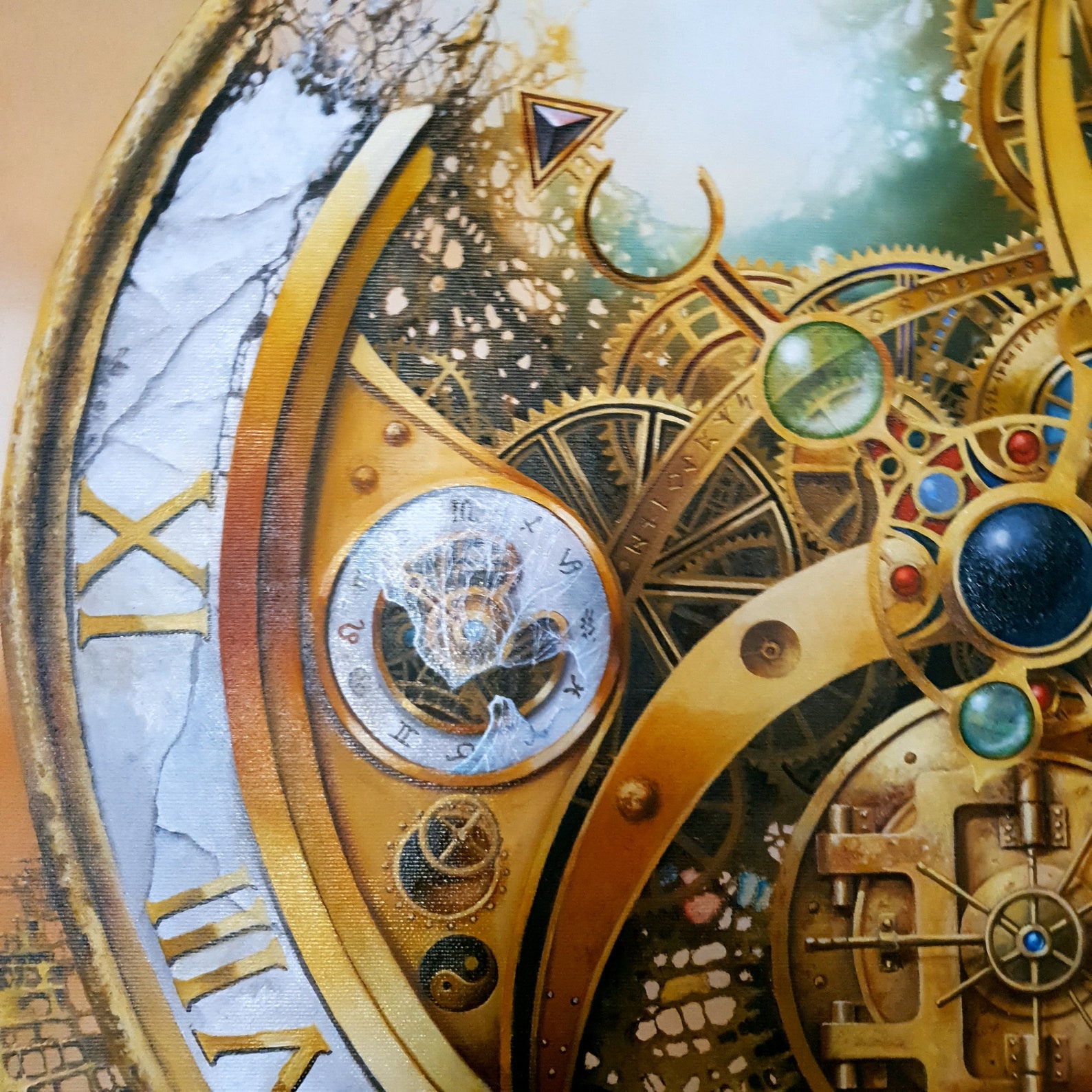 MYSTERY OF TIME Art Prints From Original Painting Surreal - Etsy