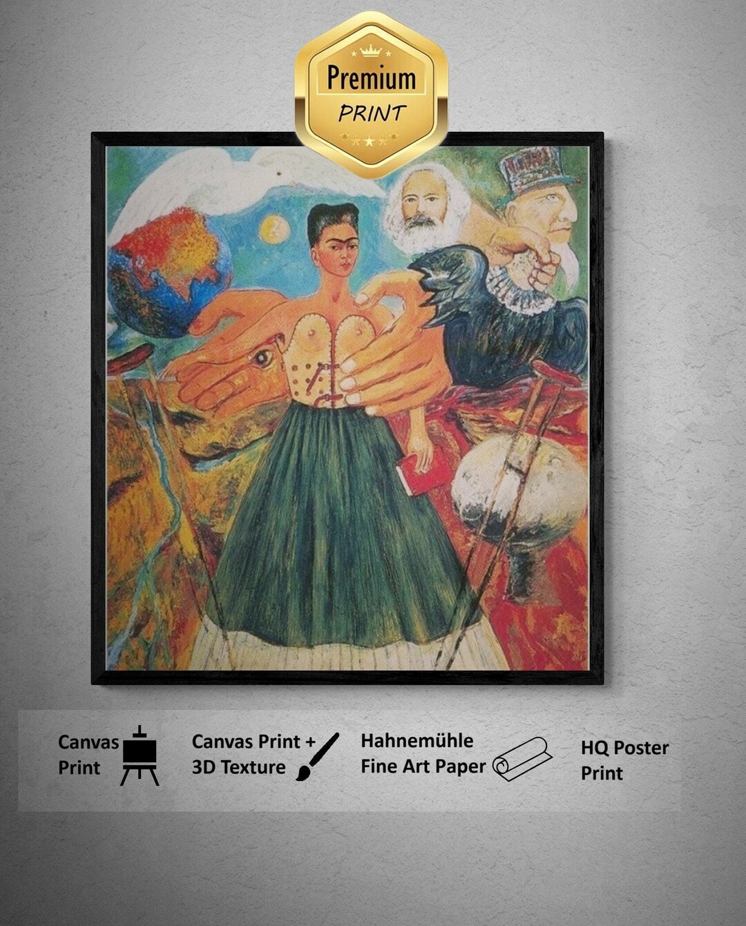 Powerful Symbolism: Frida Kahlo Marxism Will Give Health to the Sick ...