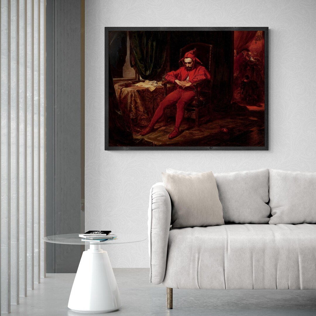 The Sad Jester by Jan Matejko - Premium Reproduction Art Print on ...