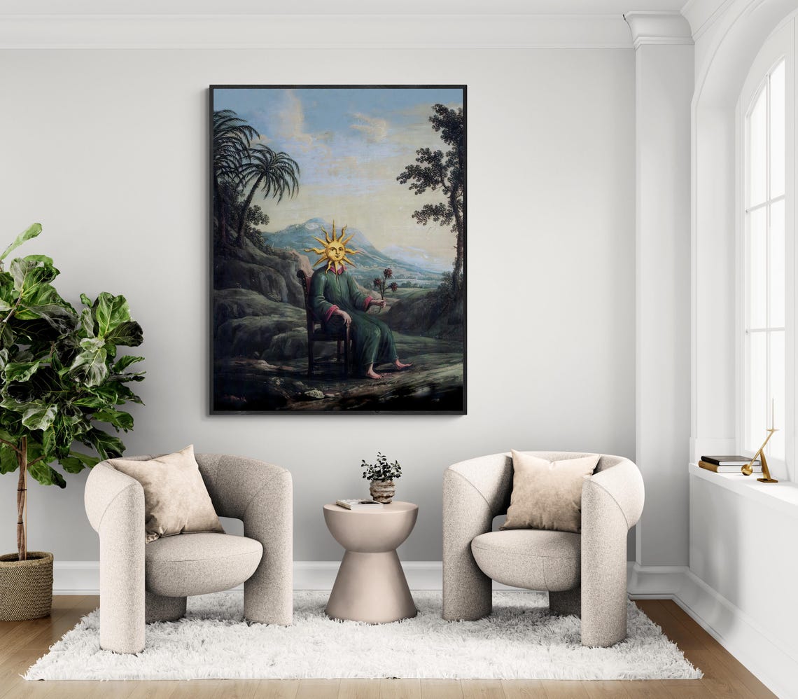 Clavis Artis Alchemist Art Print, Ancient Gothic Decor - Etsy