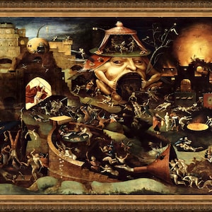 Hieronymus Bosch, Christ in Limbo ,heavyweight Paper / Real Art Canvas ...