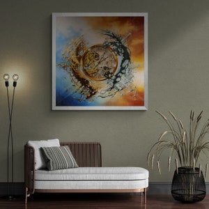 Temporal Elegance: the "end of Time" Heavyweight Paper, Giclee Art ...