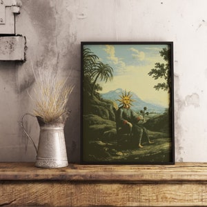 Alchemist Poster, Ancient Art Prints, Clavis Artis, Gothic Decor ...